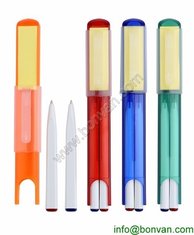 China promotional pen gift set with note,pen set with note stick, ball pen set supplier