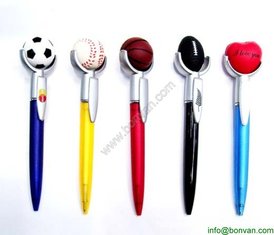 China promotional sport pen,sport ball pen, football pen,football ball pen supplier