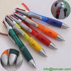 China Promotional advertising colorful multi ballpen,gripped multi ink pen supplier