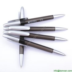 China sharp plastic promotional pen, frosted advertising gift pens supplier