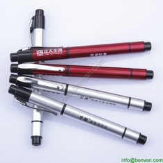 China two head pen,highlighter+ball pen, two tip plastic gift pen supplier