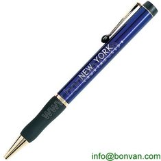 China twist corporate metal pen with rubber grip,metal pen factory from zhejiang supplier