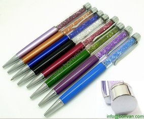 China valued promotional gift wholesale crystal metal ball pen supplier