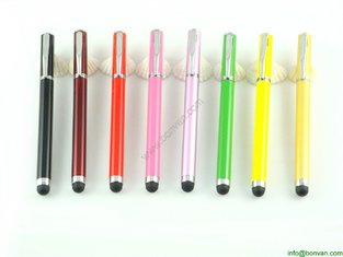 China metal touch stylus pen, printed promotional gift stylus pen for wholesale supplier