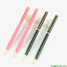 China cheapest price simple metal ball pen, low price promotional metal pen supplier