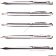 China Beautiful Design Promotional Gifts Metal silver Part Luxury Ball Pen supplier