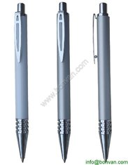 China new design metal retractable ballpoint pen, metal click metal pen supplier