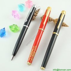 China logo printed Advertising gift custom promotional metal pens,roller pen & ball pen supplier