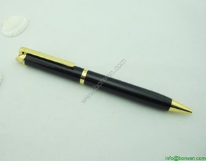 China Custom logo printing metal ball pen,promotional fashion ballpoint pen, metal ballpoint pen supplier