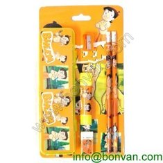 China Cute Cartoon Stationery Set For School Children,promotion Stationery set supplier