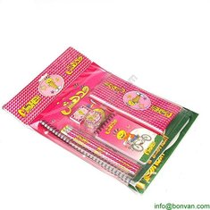 China promotional stationery set for children with customer LOGO,promotion use supplier