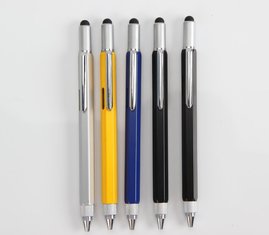 China 6 in 1 Tech Tool Stylus Touch Pen, Ballpoint pen ,Double end Screw driver Ruler in CM supplier