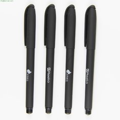 China New Promotional Plastic Pen For Advertising/OEM LOGO pen, black gel ink pen supplier