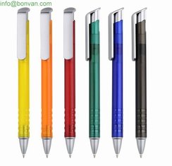 China Economical custom design click promotional ballpoint pen, advertising click ball pen supplier