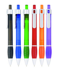 China assorted color advertising click zhejiang factory promo gift ball pen, gift pen for promo supplier