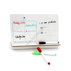 China foldable office desk top use writing whiteboard memo board phone rack set supplier