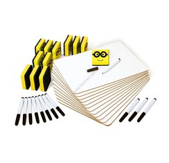 China frameless A4 Dry Erase Board Double Sided Whiteboards Set Including Lap Board  marker eraser supplier
