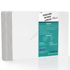 China Portable 10pcs pack Dry Erase Lapboards student school Learning plain white Board supplier