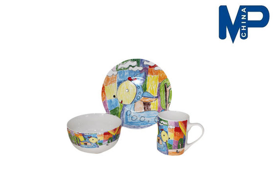 Graffiti Creative Ceramic Cup Dishes Suit Security Environmental Protection Home Contented