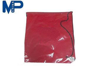 Nonwoven Fabric Traveling durable washable red Custom Printed Shopping Bags