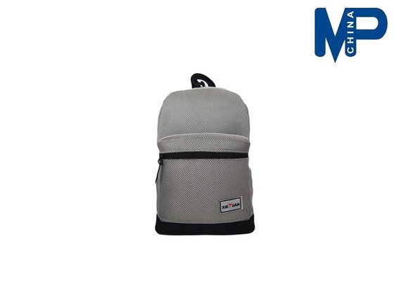 Customized 840D Polyester Mesh Fashionable Backpack in Grey , Red , Blue