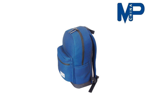 Customized 840D Polyester Mesh Fashionable Backpack in Grey , Red , Blue