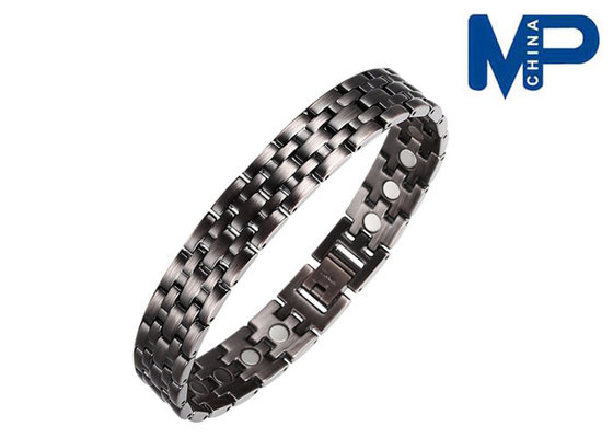 High quality copper ox titanium metal bracelet silver and gold