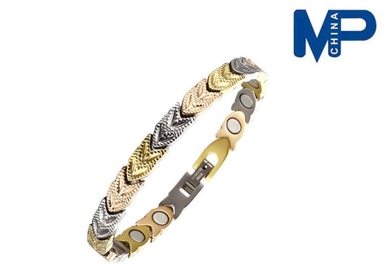 Fachkundiges Rosen-Vergoldenmetallarmband 190*6.7*3.2mm OEM/ODM