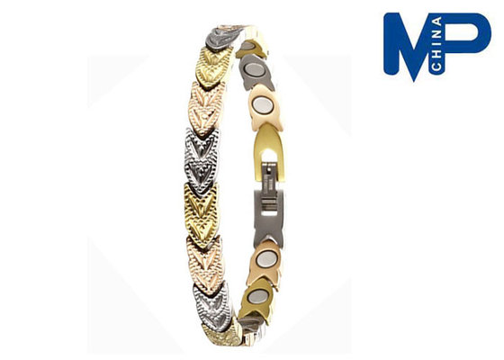 Fachkundiges Rosen-Vergoldenmetallarmband 190*6.7*3.2mm OEM/ODM