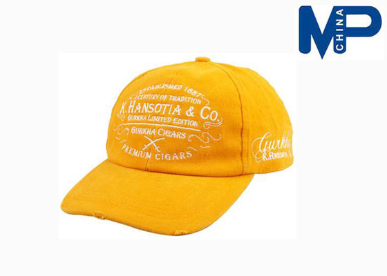 El negro azul amarillo personalizó las gorras de béisbol de la juventud de los sombreros de béisbol unisex