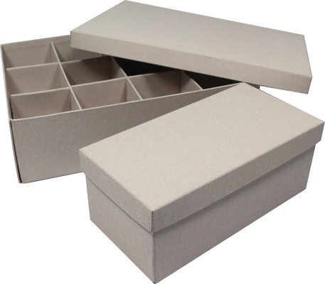 Specialty kinds Gridiron inside storage Customized Gift Boxes for small objects jewelry