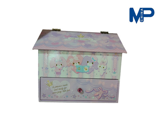 Nette Haus Form öffnen sich kundengebundene Geschenkboxen auf Dach, Verpackenkosmetischer Gebrauch der kästen des Mädchengeschenks
