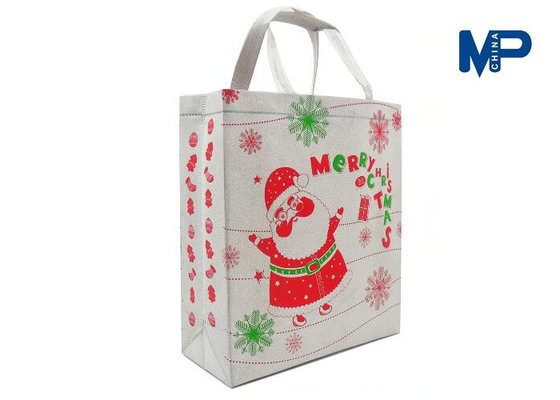 Handled 120gsm Non-Woven Shopping Bag Snowman Bag With Lamination