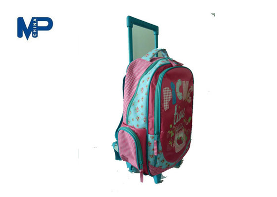 Girls Flower Child Kids Trolley Fashionable Backpack Bag For Primary School