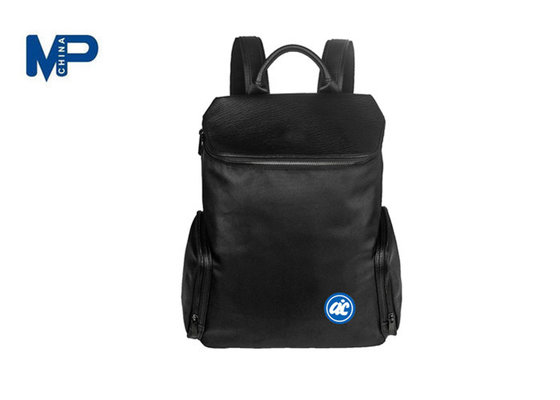 Schule-PU-Männer imprägniern moderne Rucksack-Schwarz-Freizeit-reisende Tasche