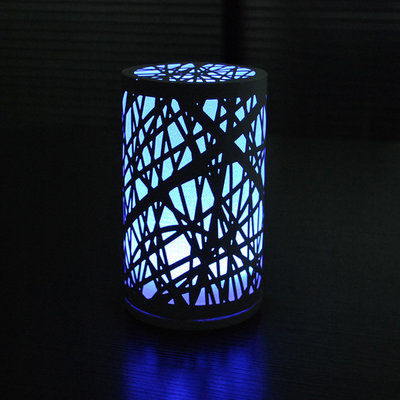 Reizend einzigartiges D95*H165cm-Größe Glas und Eisen LED Tischlampe nachts.