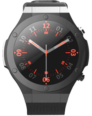 MTK6580 Gainestown LED smart watch stainless steel case 1.3GHz cotex-A7 CPU