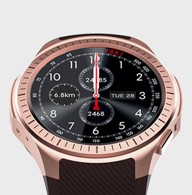 Stainless Steel LED smart watch made by senior designers size 53*48*13.6mm