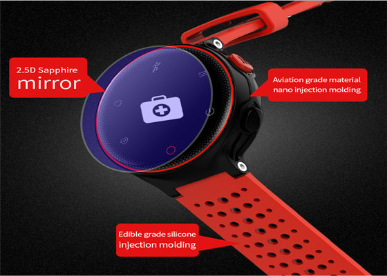 Magnetic Attraction Charging LED Smart Watch Norway Nordic NRF51822 CPU IP68