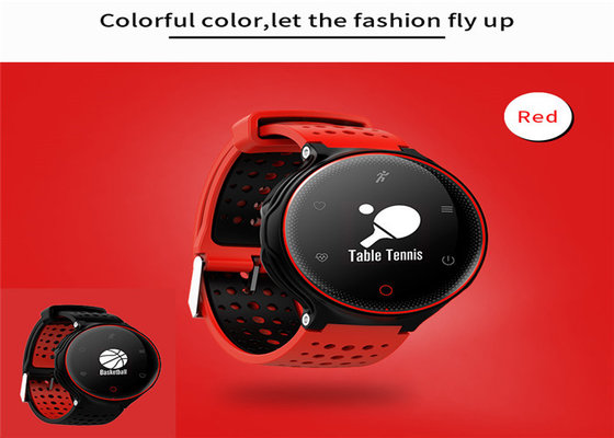 2.5D Glass Bluetooth Smart Wrist Watch Sports Health Bracelet Colorful 0.95" OLED
