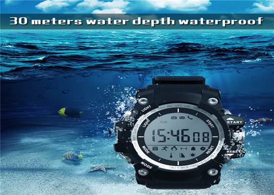 Sport Health LED Smart Watch 1.1 Inch LCD Display Remote Control Camera TPU Watch Band