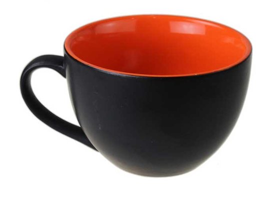 Cute 650ML Custom Ceramic Mugs , stoneware ceramic tea cups Freezer Safe