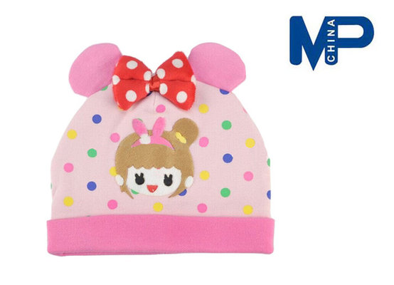 Girls Kids Lovely Animal Embroidery Knitter Beanie Hats for Ski in winter