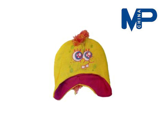 Comfortable  Baby girl Beanies Hat , Acrylic Jacquard Crochet Beanie Hat