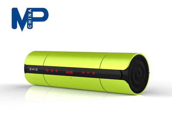 Cylindrical smarthone / Computer Portable Bluetooth Speaker with Touch Buttons