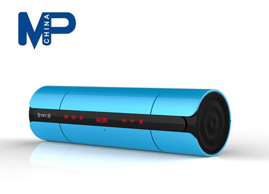 Cylindrical smarthone / Computer Portable Bluetooth Speaker with Touch Buttons