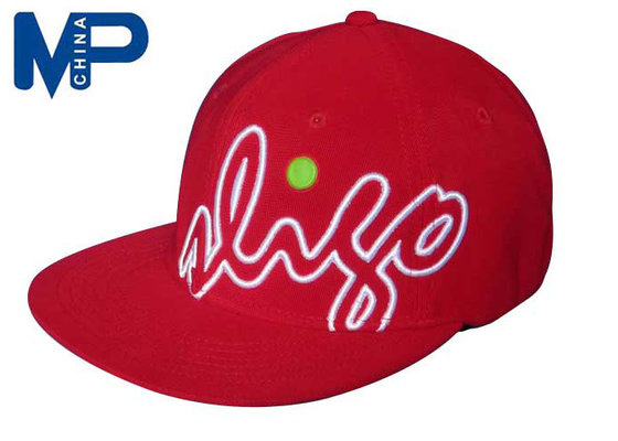 Custom cotton snapback cap Embroidery hole and Logo , mens baseball caps