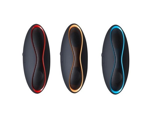 Black / Blue hifi Portable Bluetooth Speaker with Microphone , Music player