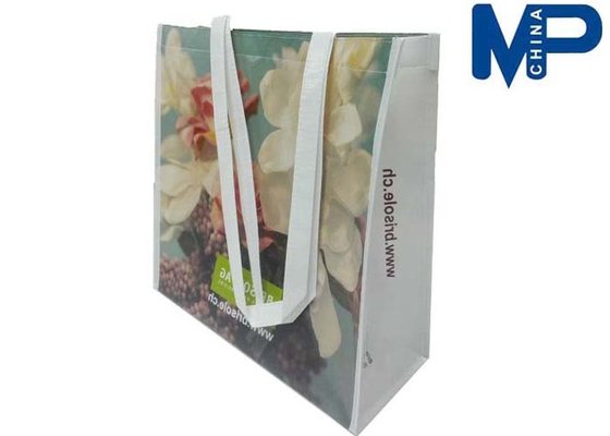 Silk Screen Printing Tote Bag , Recycled Sales Promotional Shopping Bags
