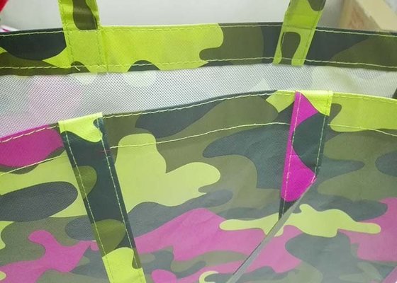 Personalized Recycling non woven Eco Friendly Shopping Bags Silk Screen Full Printing
